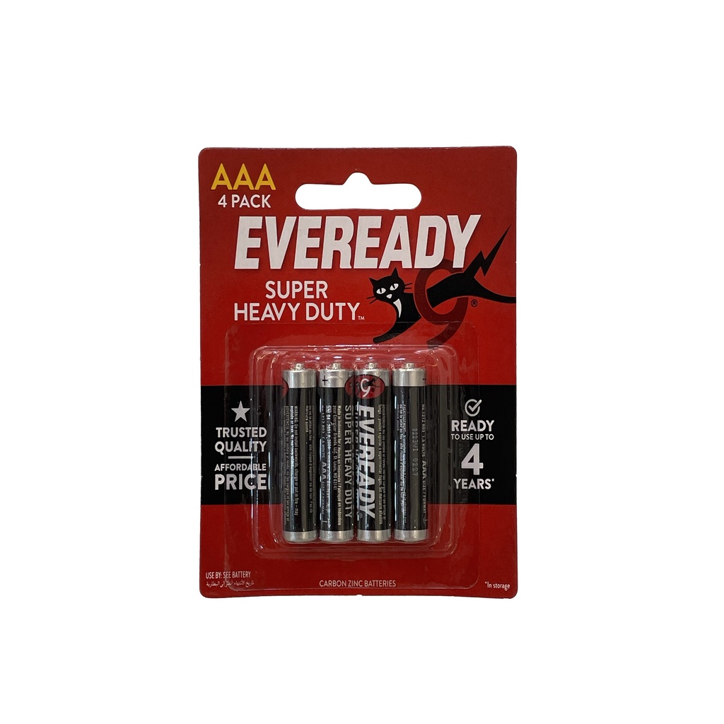 [Hayllo] Eveready Super Heavy Duty AAA Battery R03 Carbon Zinc ...