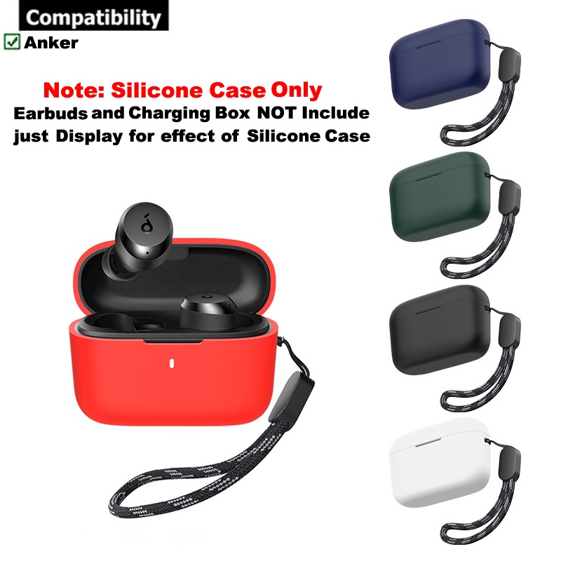 Soft Silicone Case for Anker Soundcore A20i R100 R50i P20i Earbuds ...