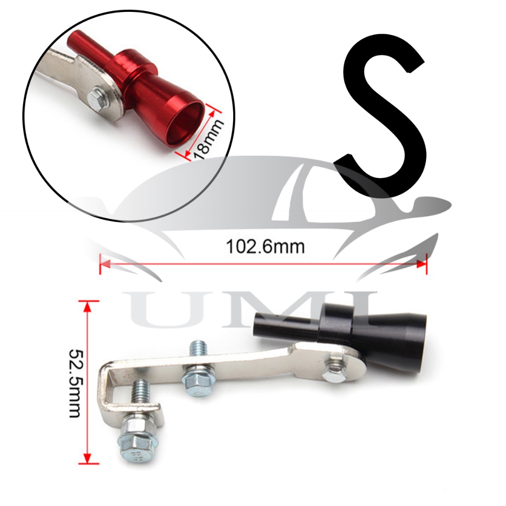 Universal Car Exhaust Sound Turbo Sound Car Exhaust Pipe Whistle Bunyi ...