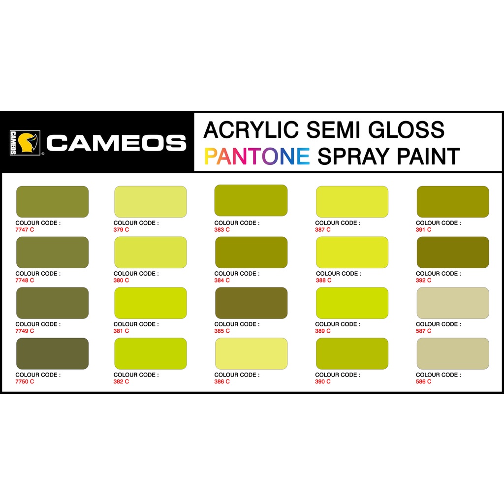 PANTONE Color P53 - Aerosol Spray Paint - CAMEOS 400ML/Bottle | Shopee ...