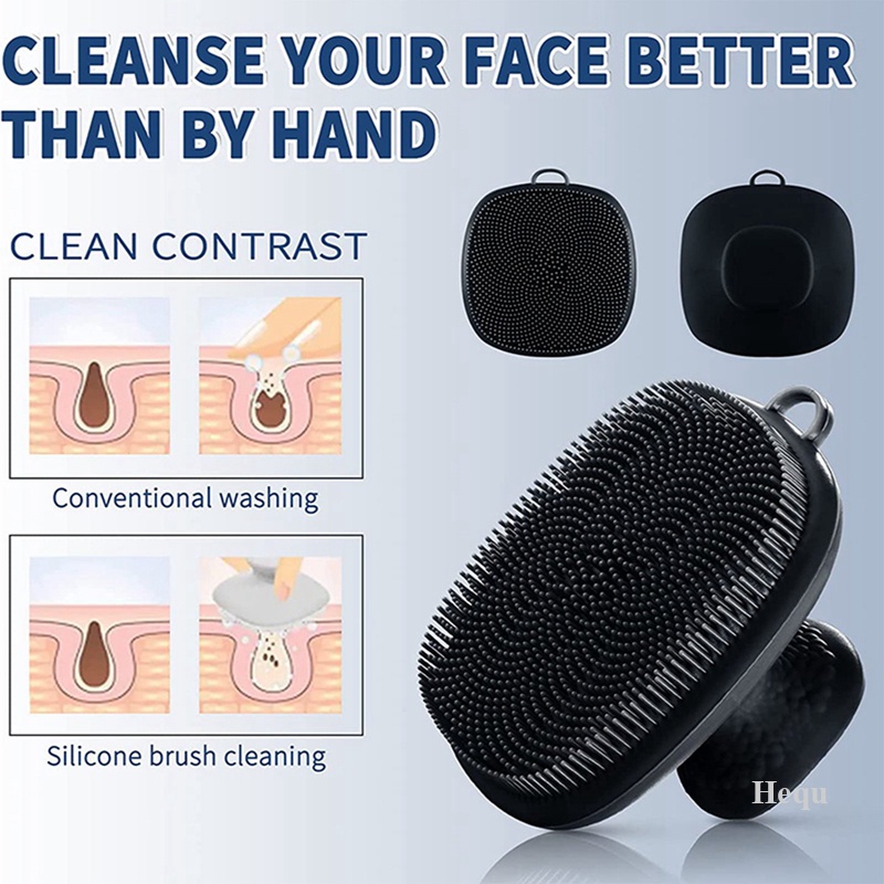 HEQU The Man Silicone Face Scrubber Gentle Exfoliator Face Massager ...