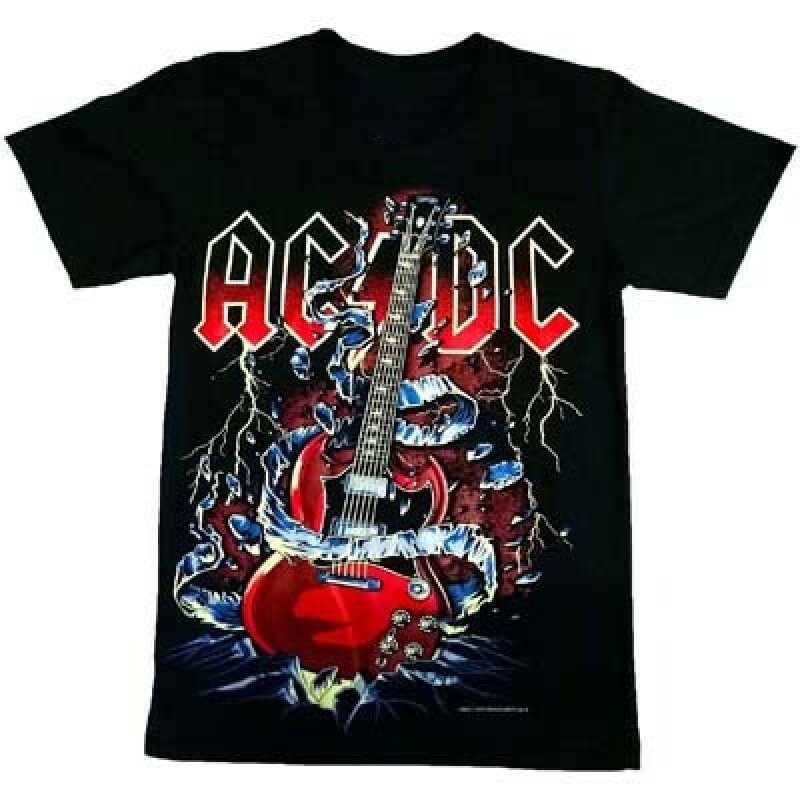 Fesyen ACDC HARD ROCK BAND ROCK N ROLL GUITAR LEGEND NEW TYPE SYSTEM ...