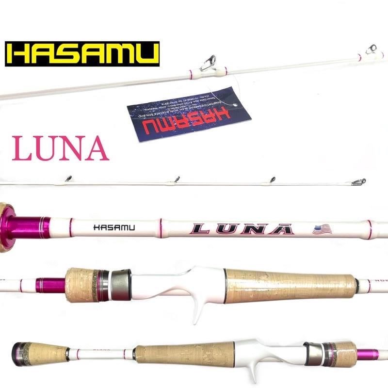 HASAMU Luna snow Baitcast Fishing Rod 6’0” 6’3” 4-10LB 6-12LB BC ...