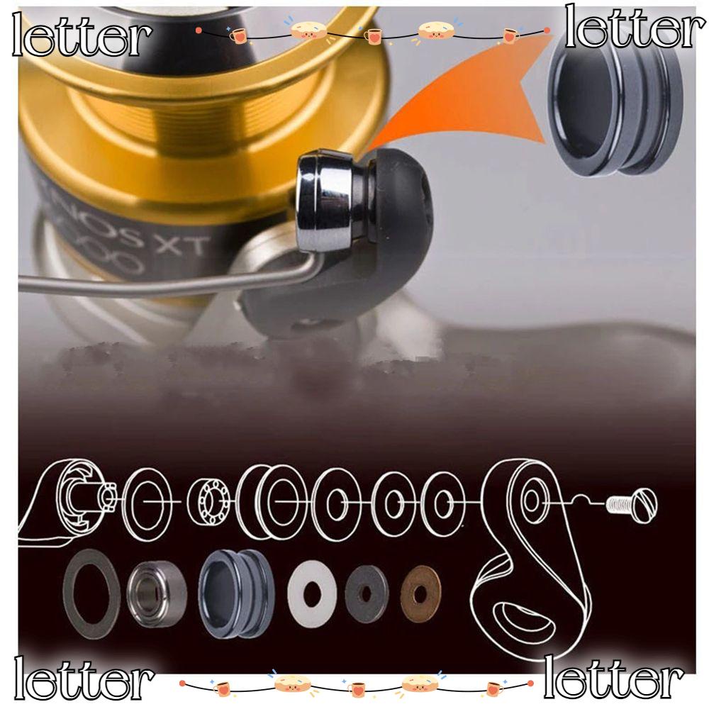 LETTER Ceramic Fishing Line Roller New Import Smooth 3 Size Spinning ...