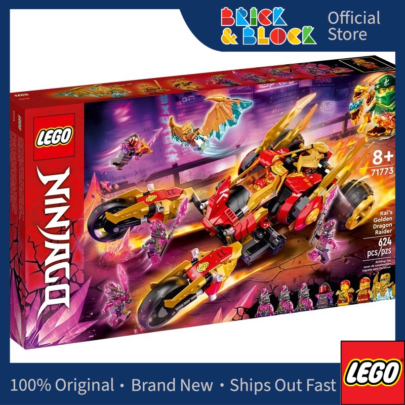 LEGO 71773 Kai's Golden Dragon Raider | LEGO Ninjago | Shopee Malaysia