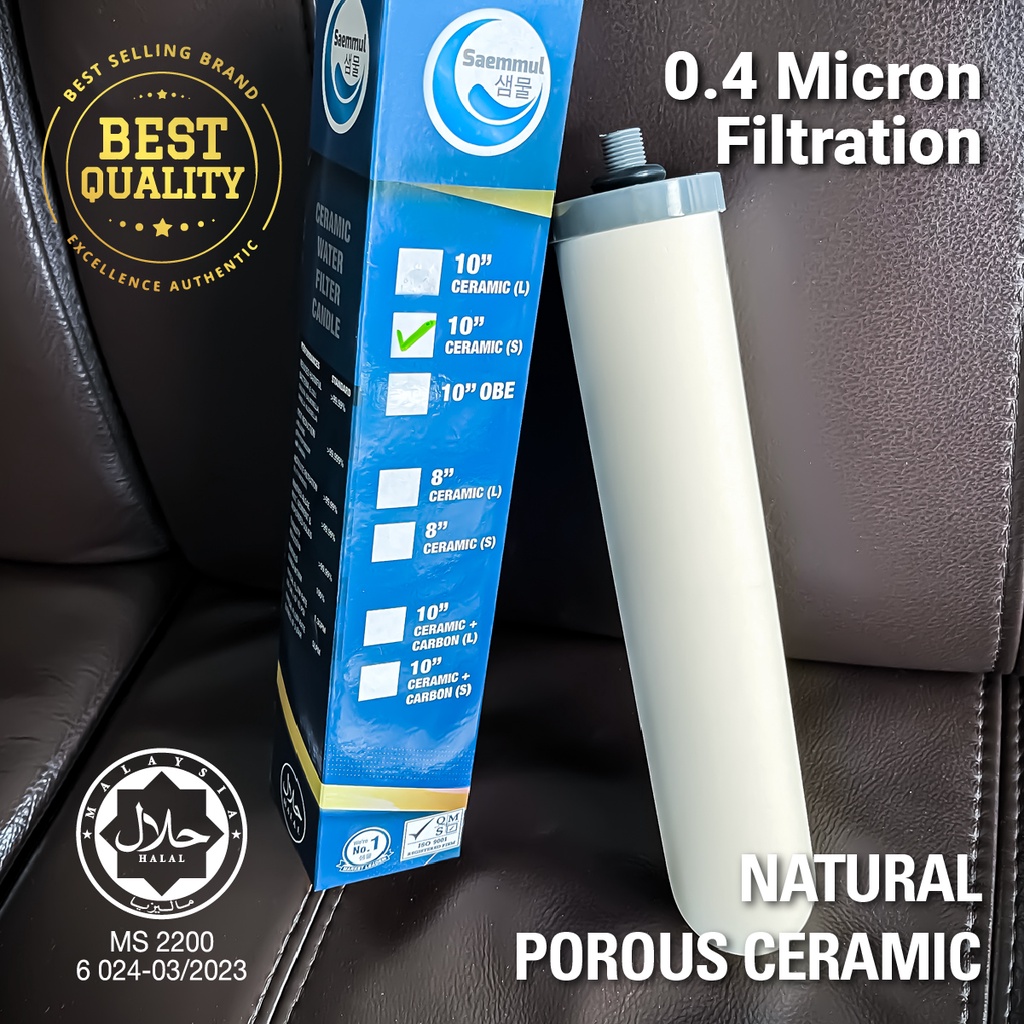 Washable Ceramic Filter Cartridge Short Mount, Ceramic Compatible 10 ...