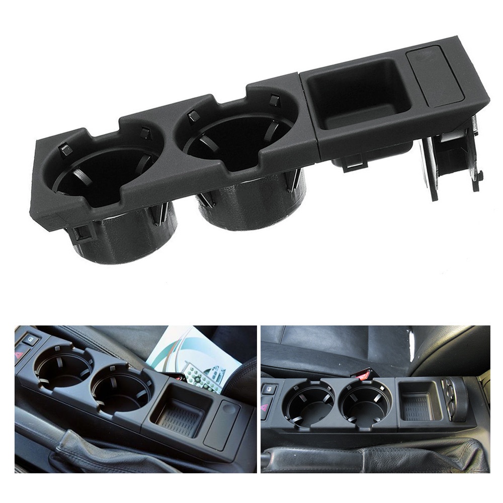 Carw Car Front Center Console Drink Cup Holder + Coin Holder Tray for ...