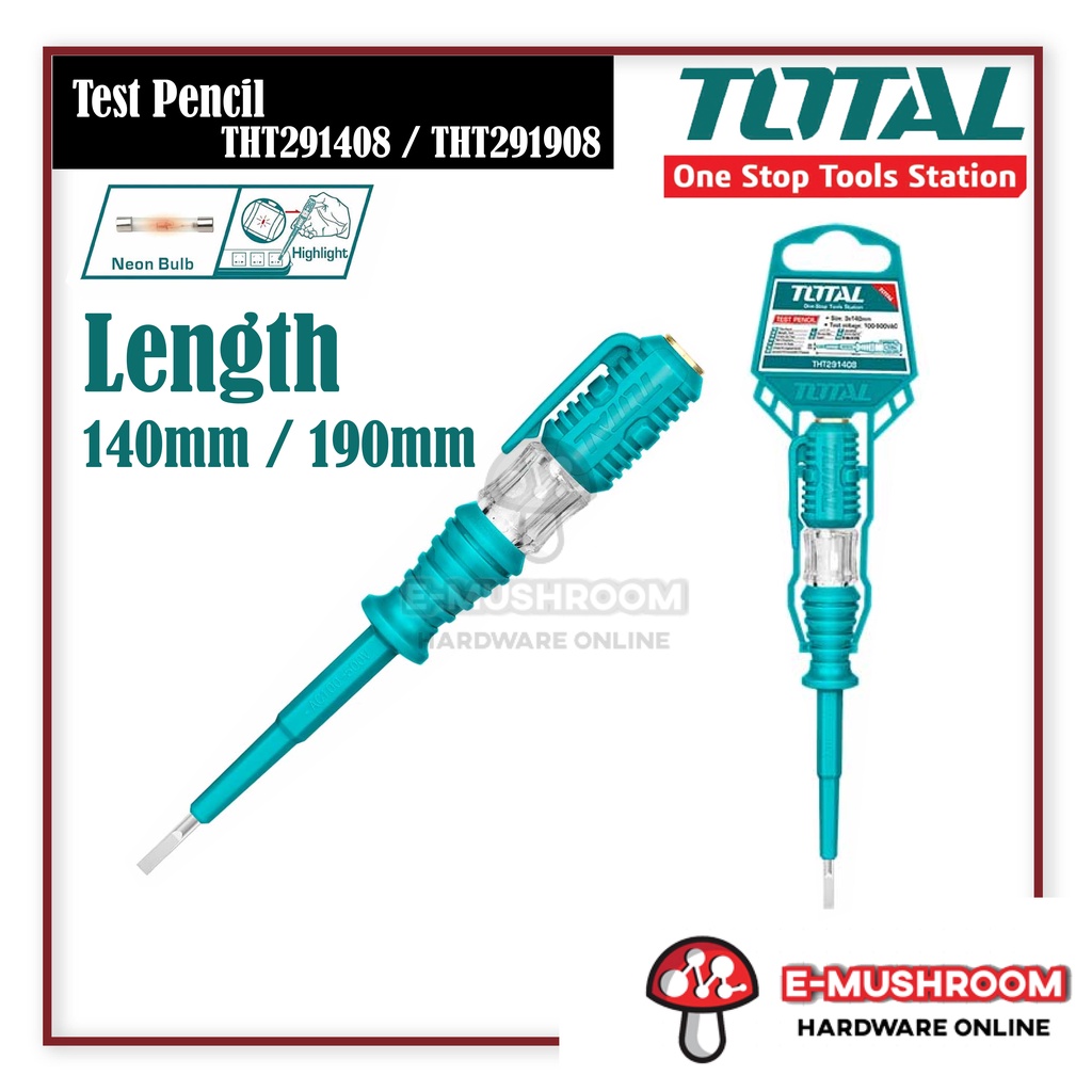 Total Test Pen With Pocket Pen Clip 140mm / 190mm | Shopee Malaysia