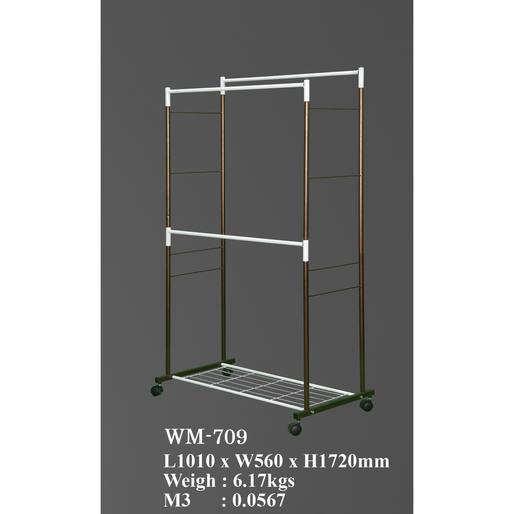 WM-709 Excellent Garment Rack/ rak sidai kain/ hanger | Shopee Malaysia