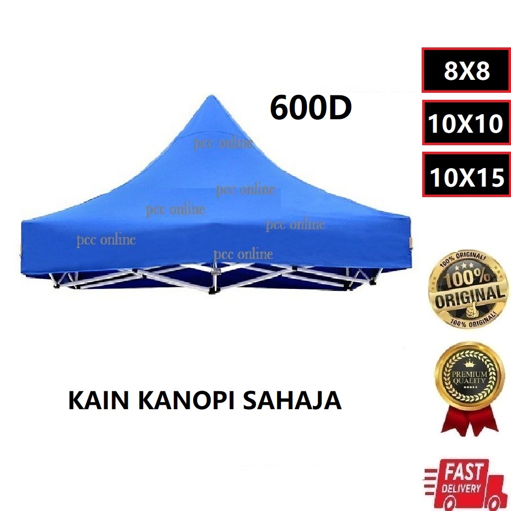 Canopy Canvas Roof 8X8 / 10X10 / 10X15 Kanvas Kanopi / Kain Kanopi ...