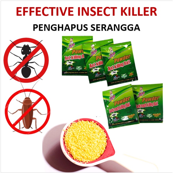 Ant Cockroach Killer Powder Killing Bait Racun Ubat Semut Serbuk ...