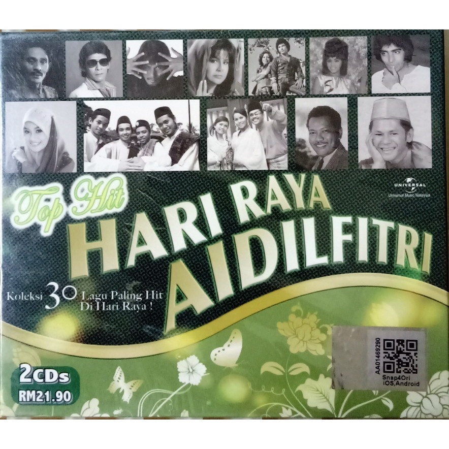 Hari Raya Album - Top Hit Hari Raya Aidilfitri 2CD Jamal Abdillah M ...