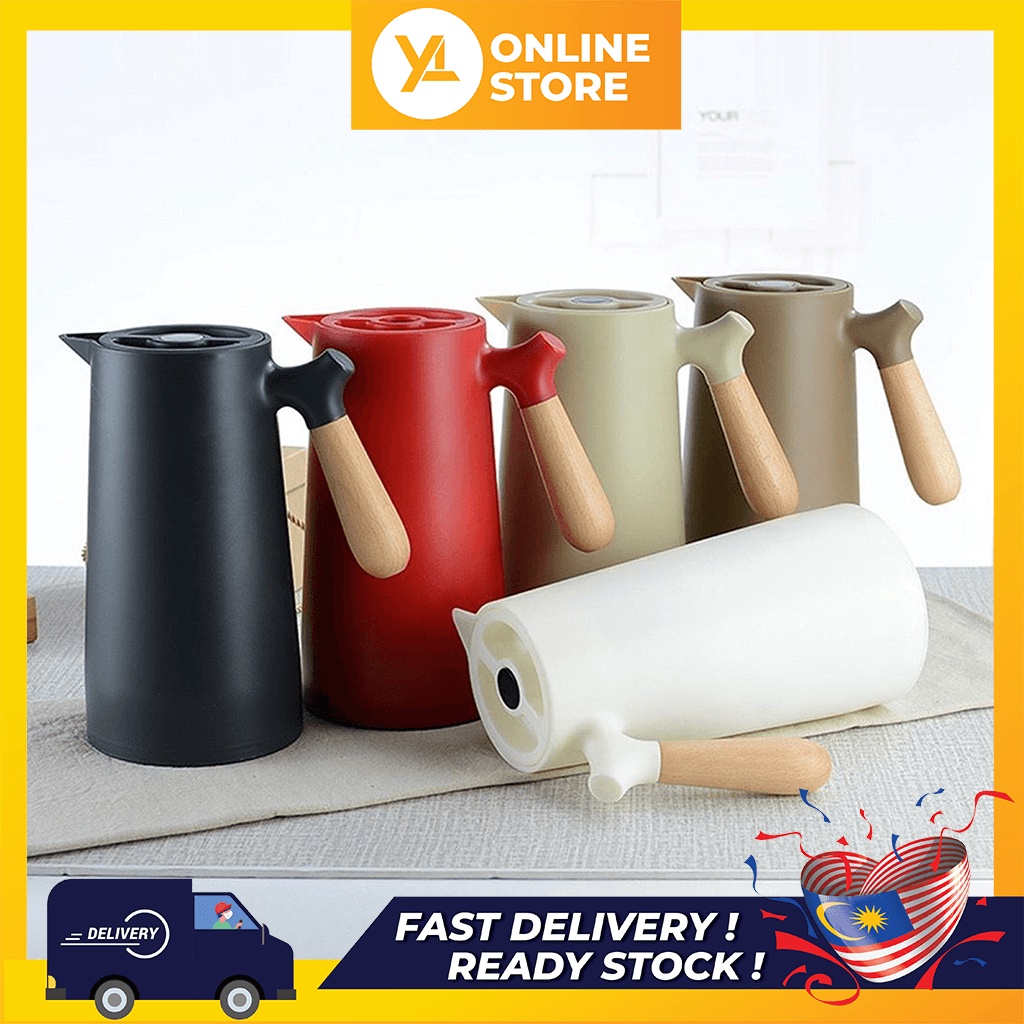 1L Nordic Insulation Kettle Kendi Creative Modern Household Jug Glass ...