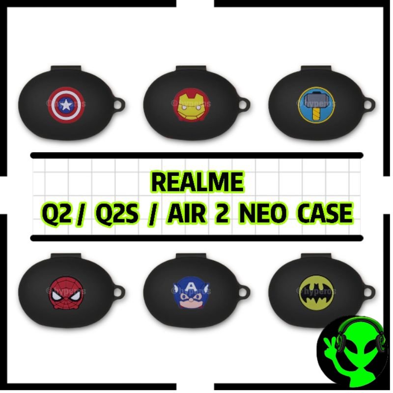 Realme Buds Q2 Case Wireless Earbuds Protective Soft Silicone Case ...