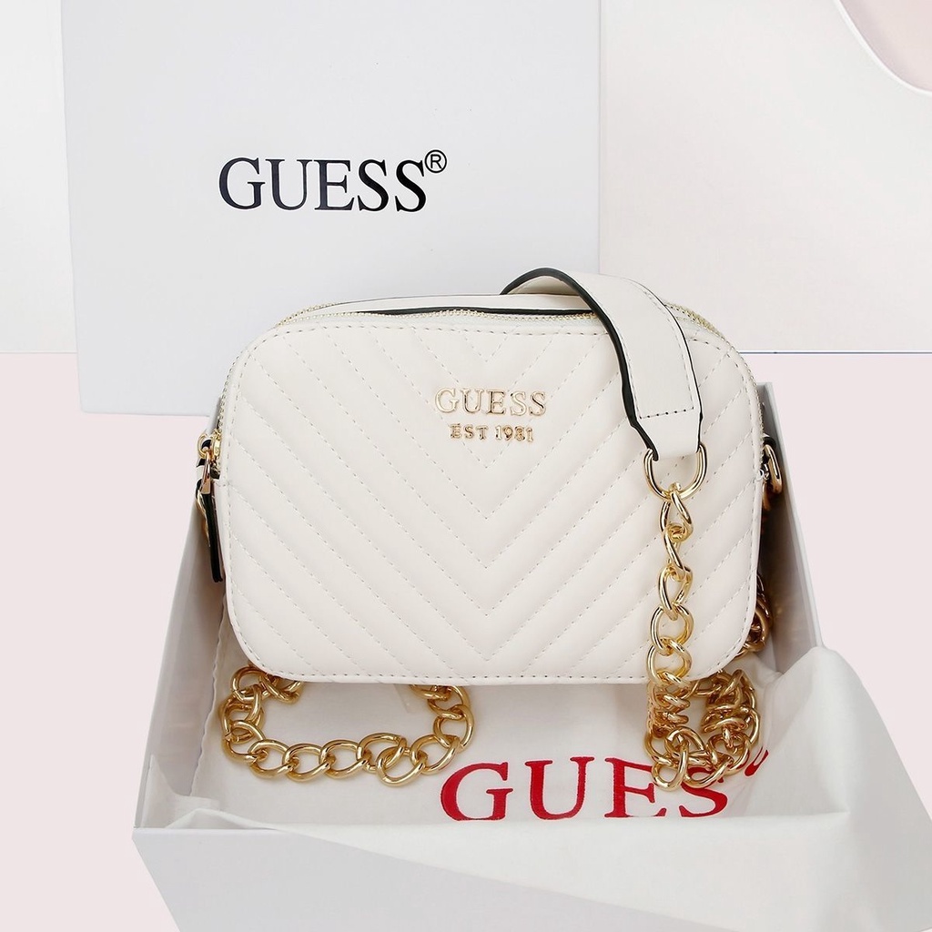 GUESS Bag New Women Mini Sling Bag Chain Bag Shoulder Crossbody Bag ...