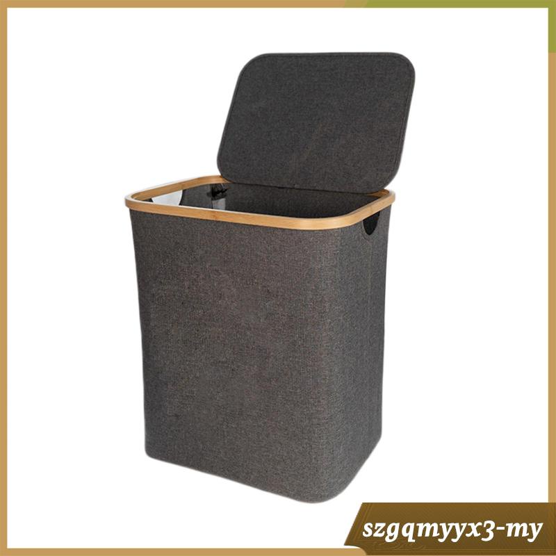 [ Large Laundry Hamper with Lid, Laundry Basket Multifunctional ...