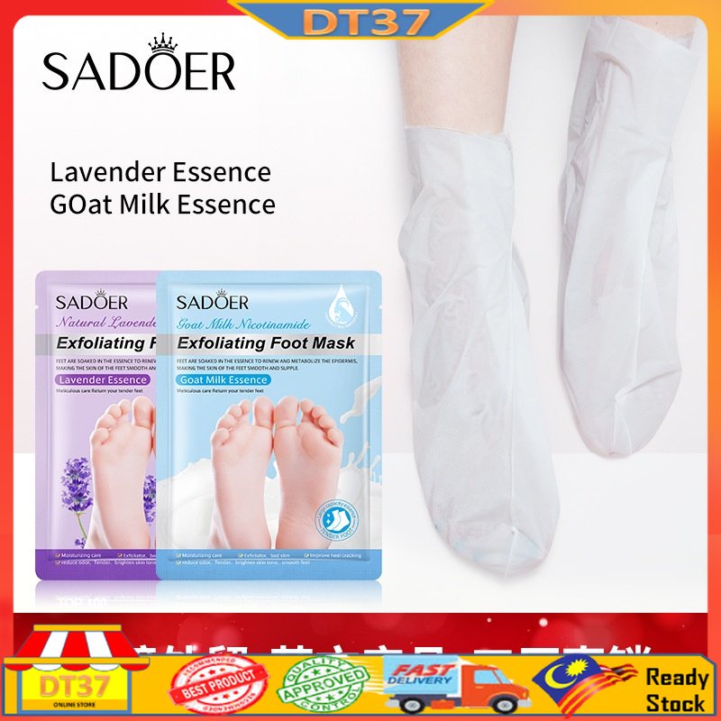 DT37 SADOER Lavender Goat Milk Tender and Smooth Foot Mask Softening ...