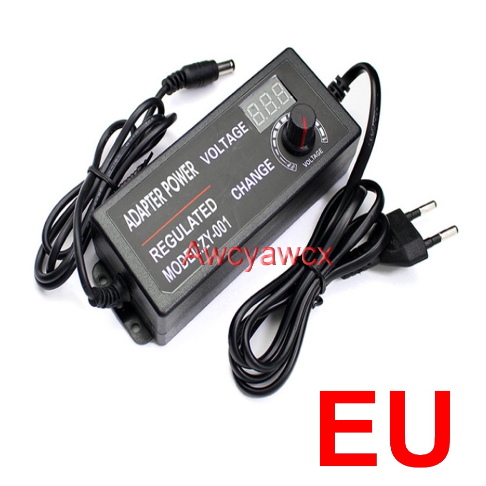 AC Adjustable Adapter DC 3V 4V 4.5V 5V 6V 7V 7.5V 8V 9V 10V 12V 13.5V ...