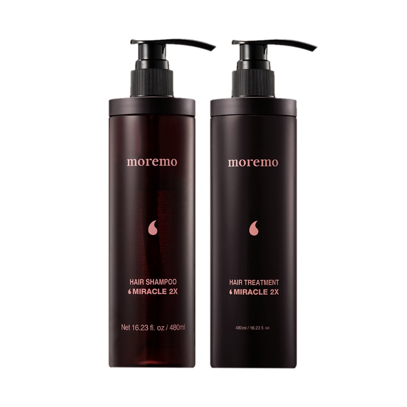 Moremo Hair Shampoo Miracle 2X 480ml /Hair Treatment Miracle 2X 480ml ...