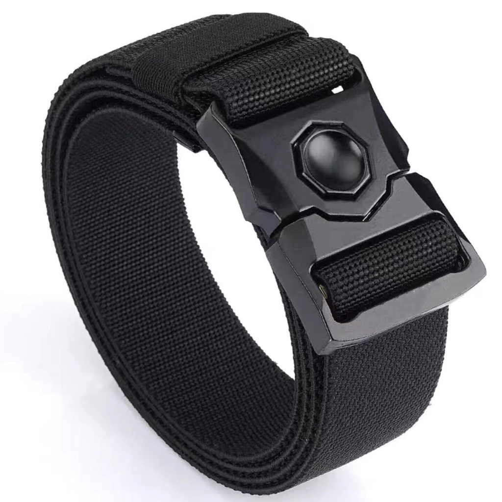 Nylon Belt Men belt Adjustable Webbing Belt Strap with Metal Buckle ...