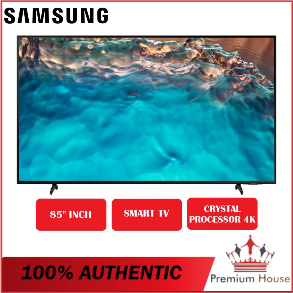 Samsung BU8000 4K UHD Smart TV 85'' / Dynamic Crystal Colour / AirSlim / Smart Hub / SmartThings ...