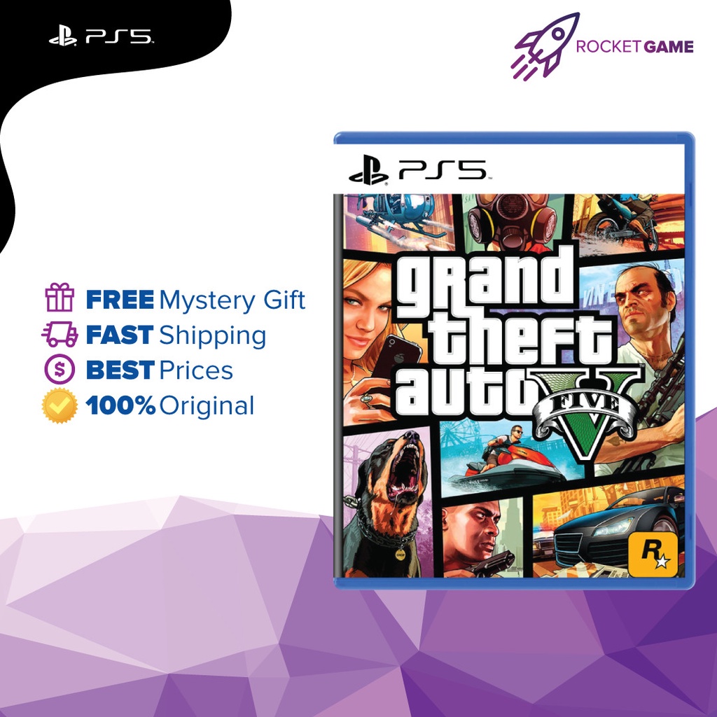 (PS5) Grand Theft Auto V | GTAV | GTA 5 (R3/ENG/中文) *Original Brand New ...