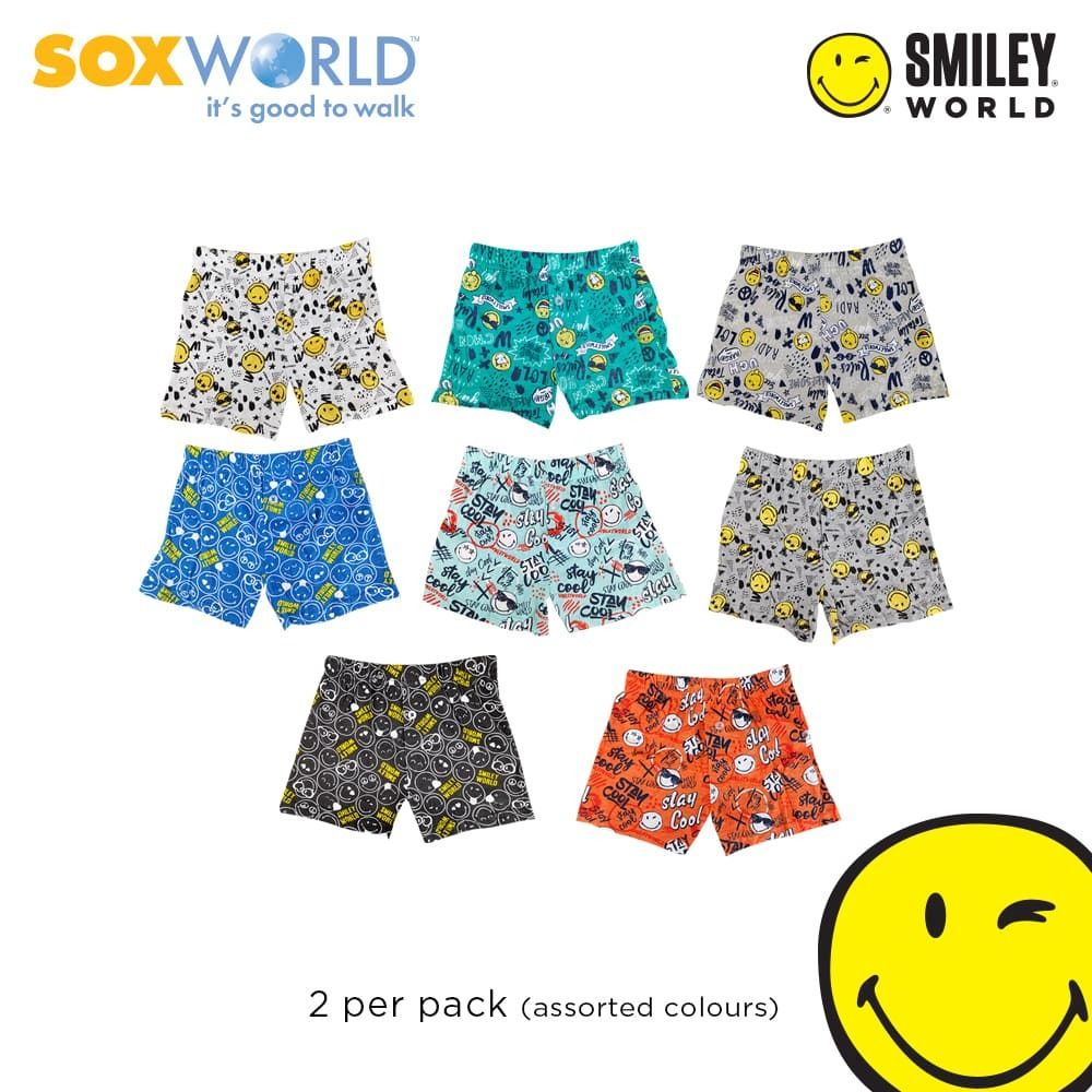 Smiley World 2 In 1 Boys Trunk Underwear Innerwear 92-Ksb-203 | Shopee ...