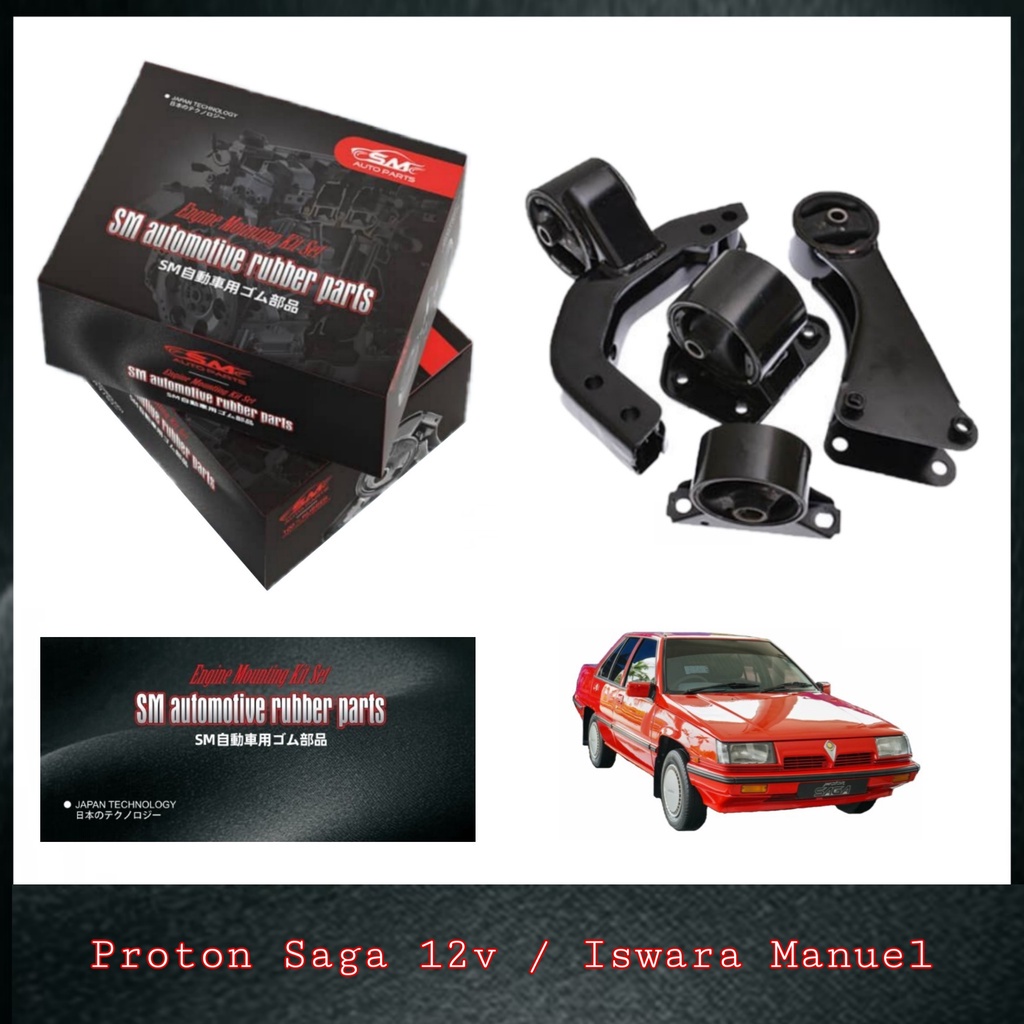SM Engine Mounting Set - Proton Saga 12V / Iswara 1992-2006 Auto ...