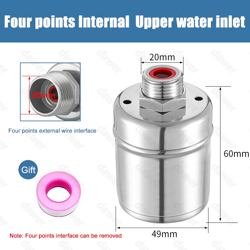 Automatic Water Level Control Valve 1/2" 1Inch Water Level Control ...