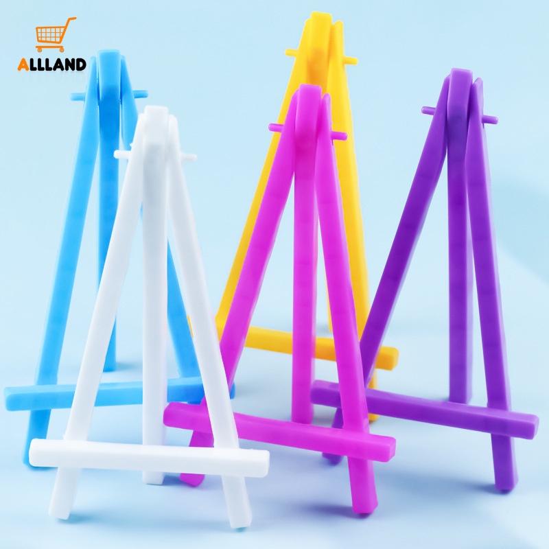 Portable Plastic Mini Acrylic Display Stand/ Transparent Triangle Photo ...