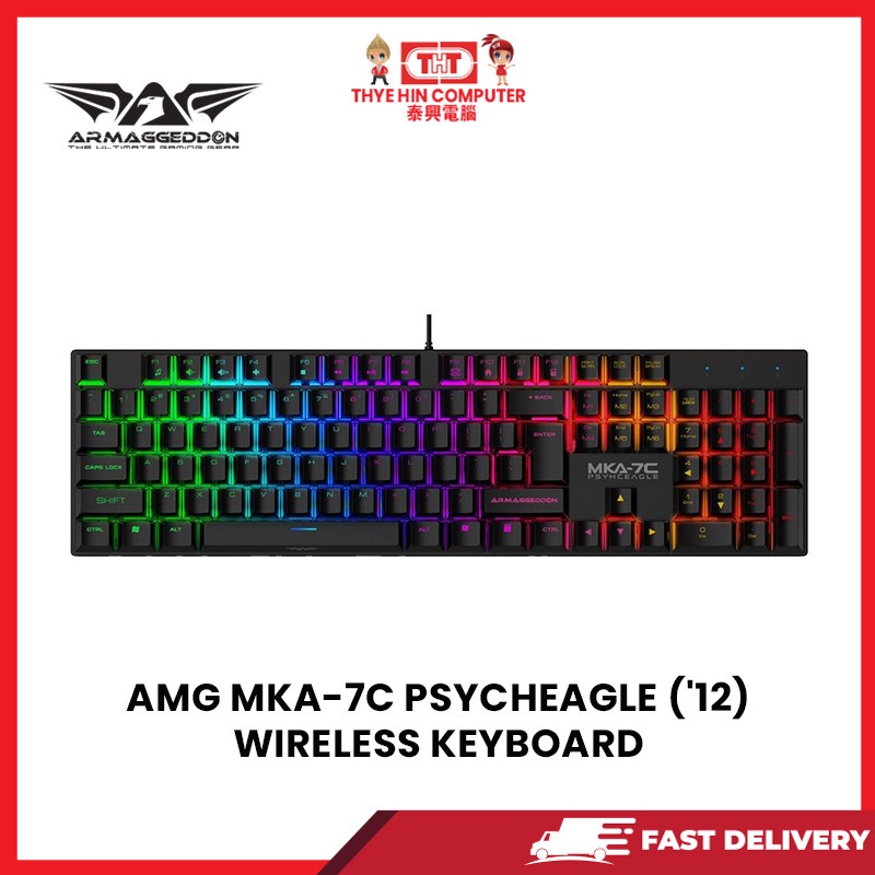 AMG MKA-7C PSYCHEAGLE ('12) WIRELESS KEYBOARD | Shopee Malaysia