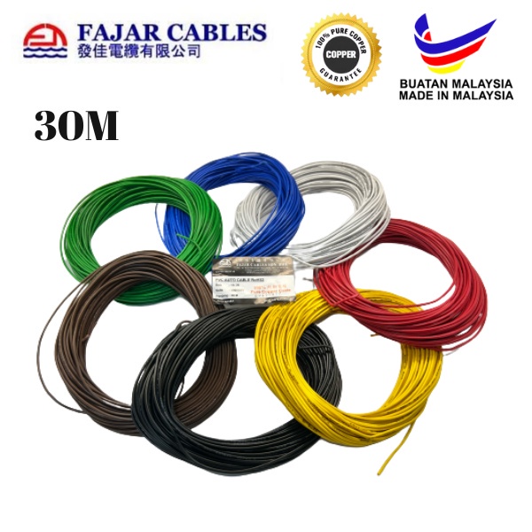 Fajar 14/026, 28/026, 35/026, 44/026 Single Layer Automotive Auto Cable ...