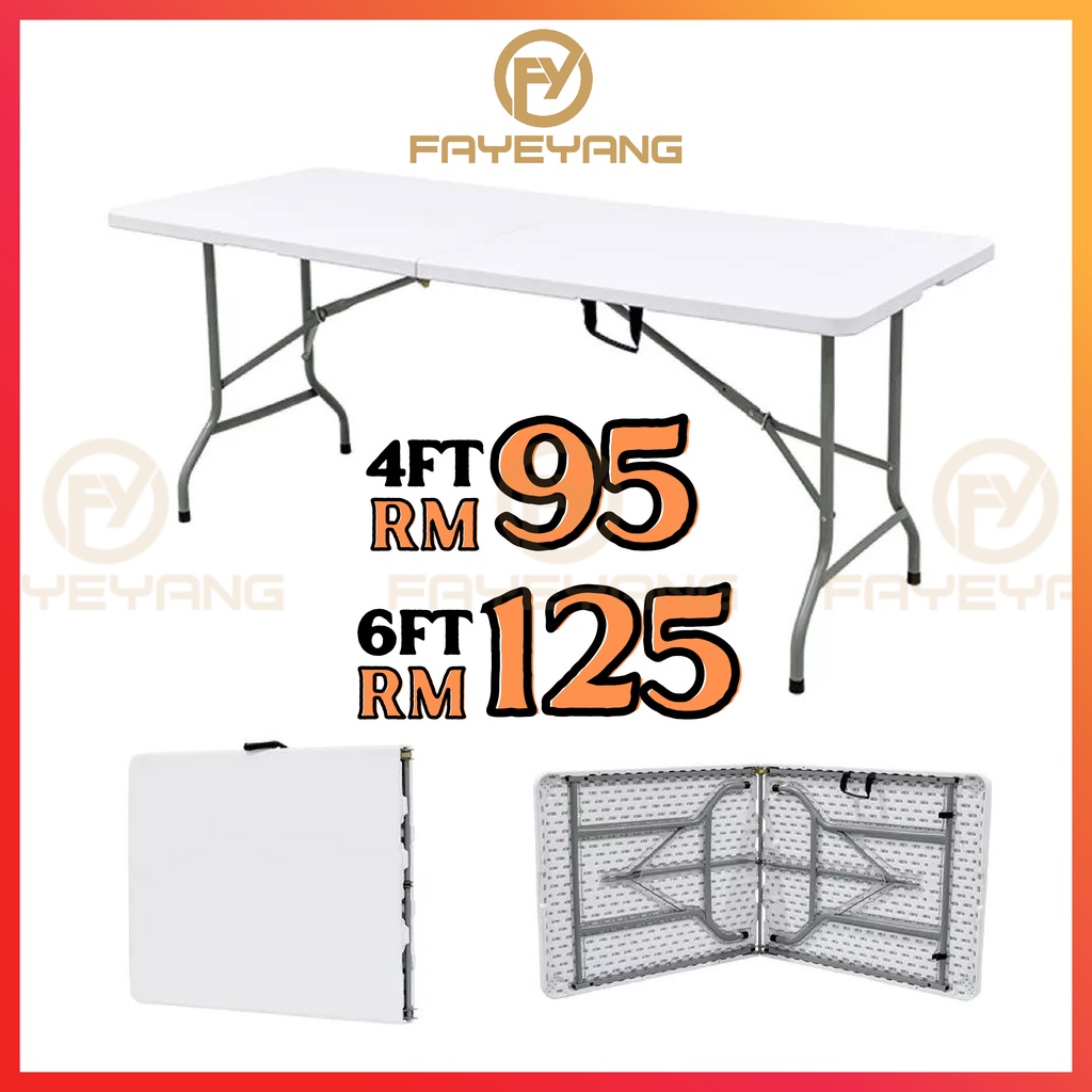Fayeyang Multipurpose 4ft 6ft Folding Table Catering/Buffet Exhibition ...