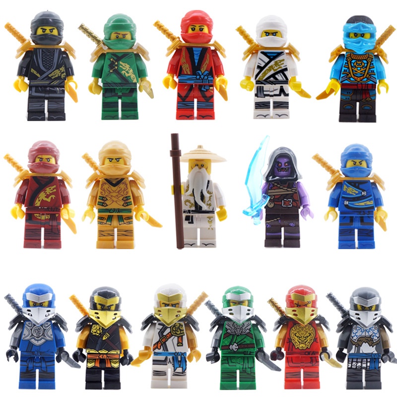 Mini Ninja Bricks Figures Building Blocks mini action Toys figure Jay ...