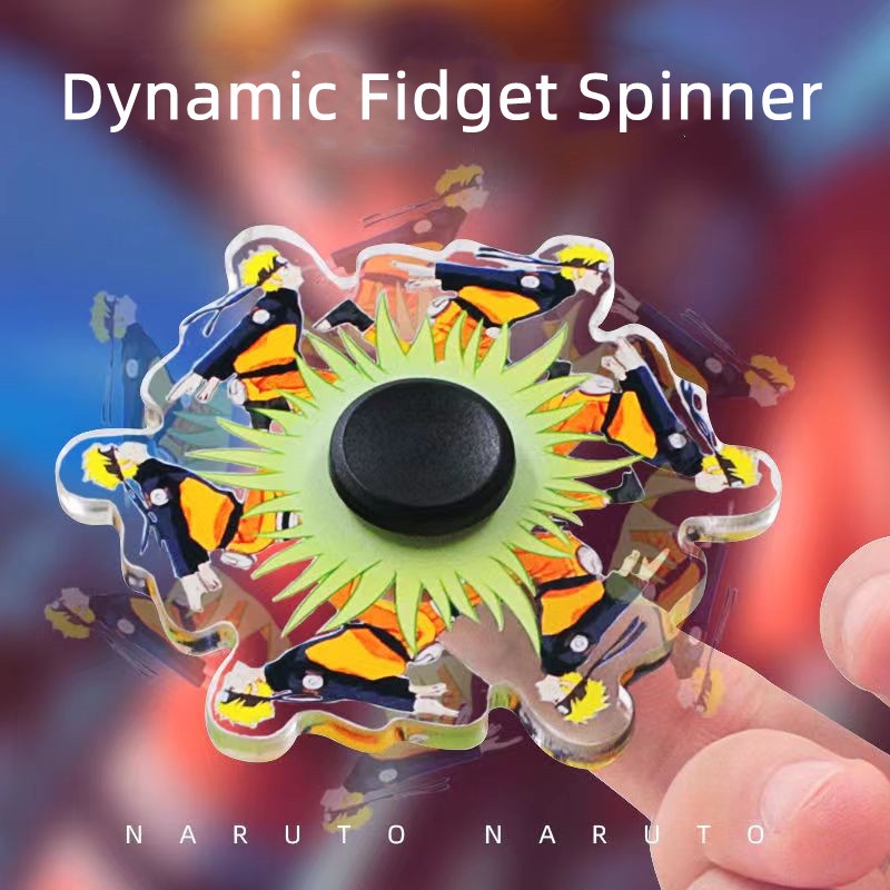 9Styles Naruto Gyro Sasuke Anime Character spinner Gyro fidget toys ...