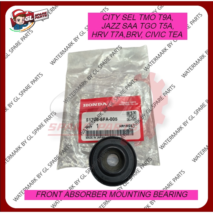 FRONT ABSORBER MOUNTING BEARING ORIGINAL HONDA CITY SEL TMO T9A JAZZ ...