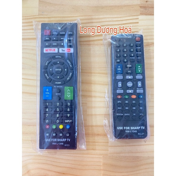 Sharp TV remote control with network and without network-ship | Shopee ...