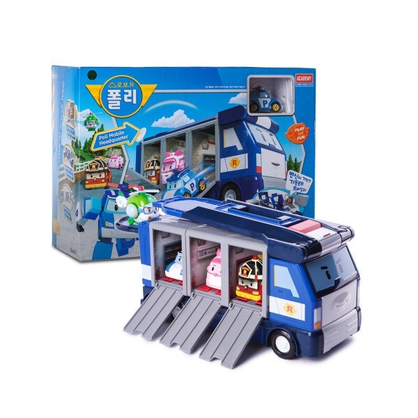 ROBOCAR POLI Mobile Headquarter / Mini Toy Car Storage Box / Mini Car ...