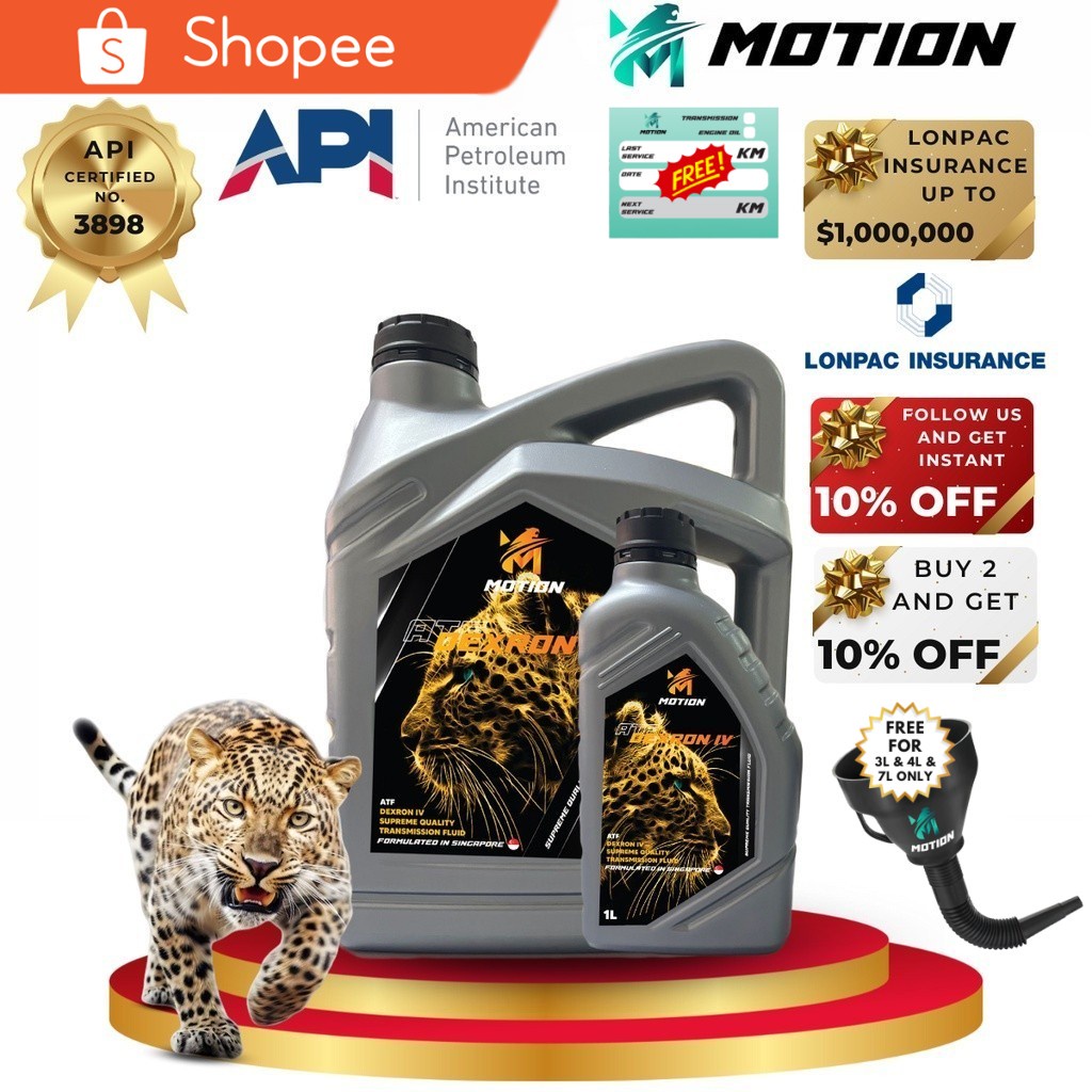 MOTION ATF TYPE IV / DEXRON 4 DEXRON IV FULLY SYNTHETIC AUTOMATIC ...