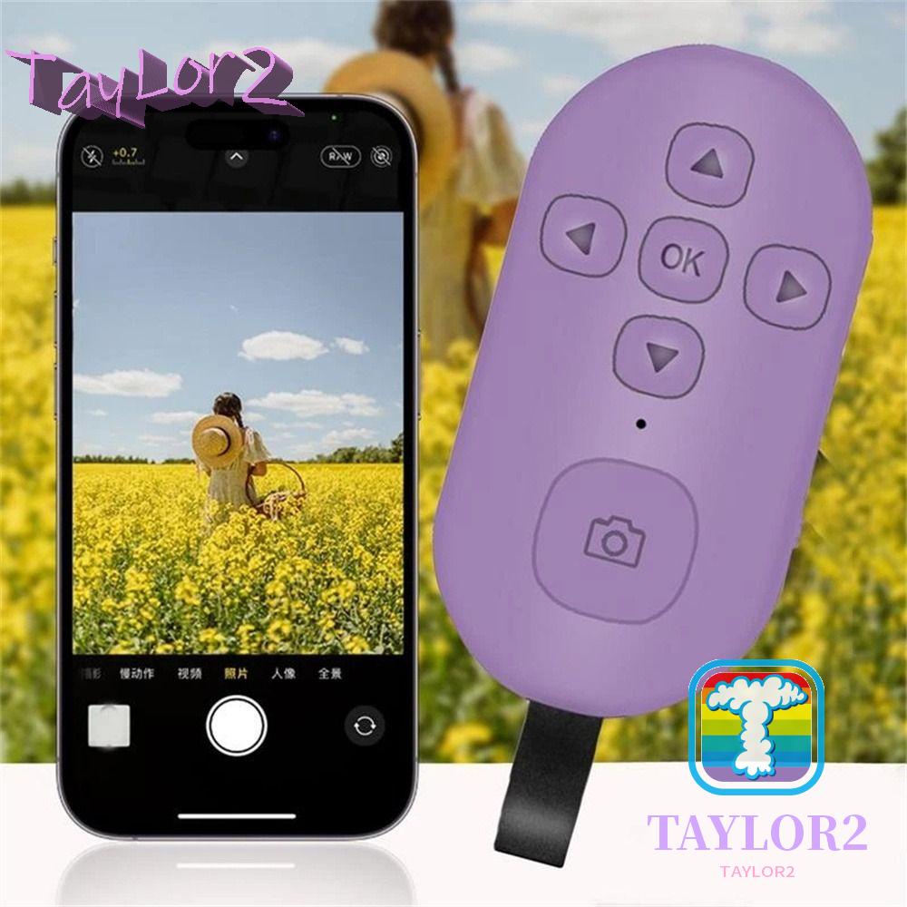 Ataylor Remote Control Bluetooth Compatible Rechargeable Selfie Remote Shutter Release Bluetooth