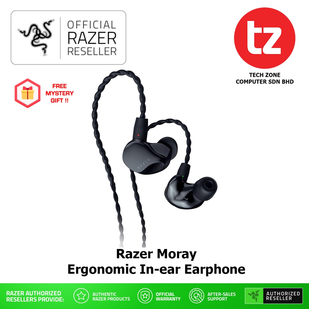 Razer Moray - Ergonomic In-Ear Monitor for Live Streaming & Gaming THX ...
