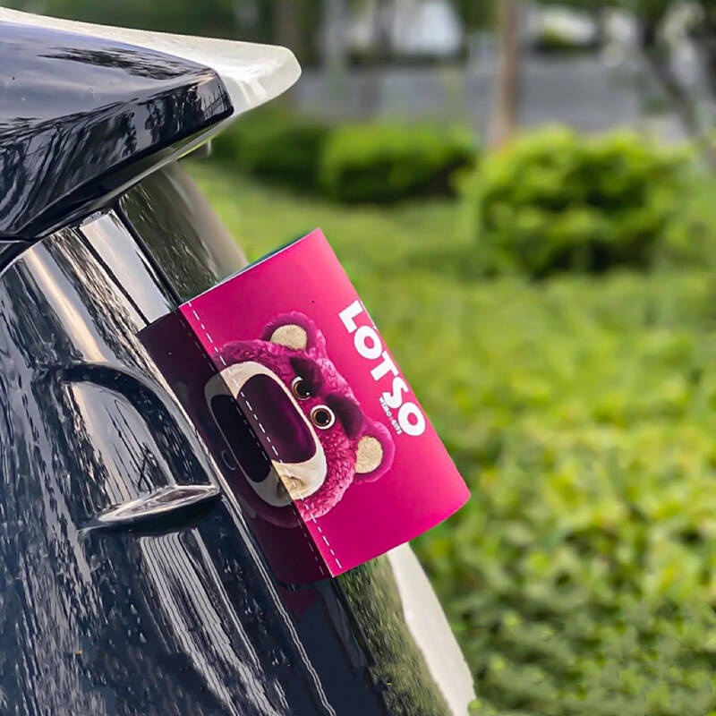 Car Washing Label Decorative Sticker Strawberry Bear Washing Stick ...