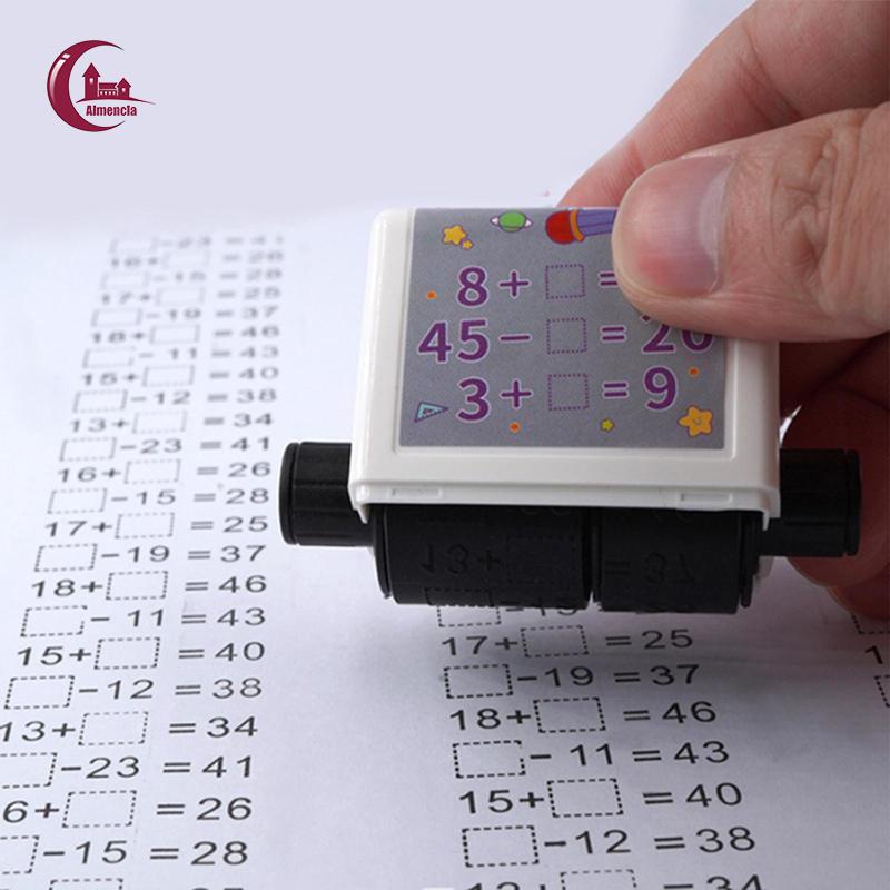 Addition and Subtraction Math Stamp Rolling Arithmetic Tool Number for ...