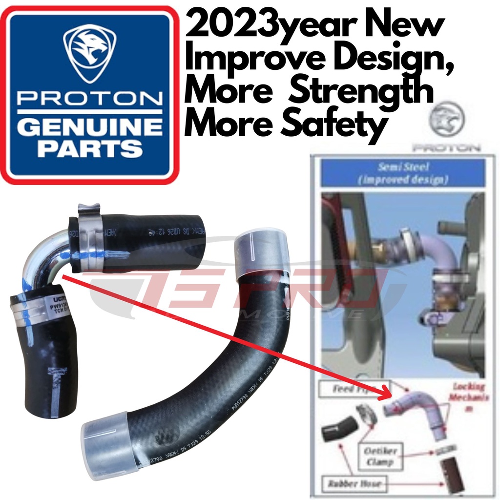 Proton Exora Bold Turbo Preve CFE Suprima Genuine Turbo Oil Cooler Hose ...