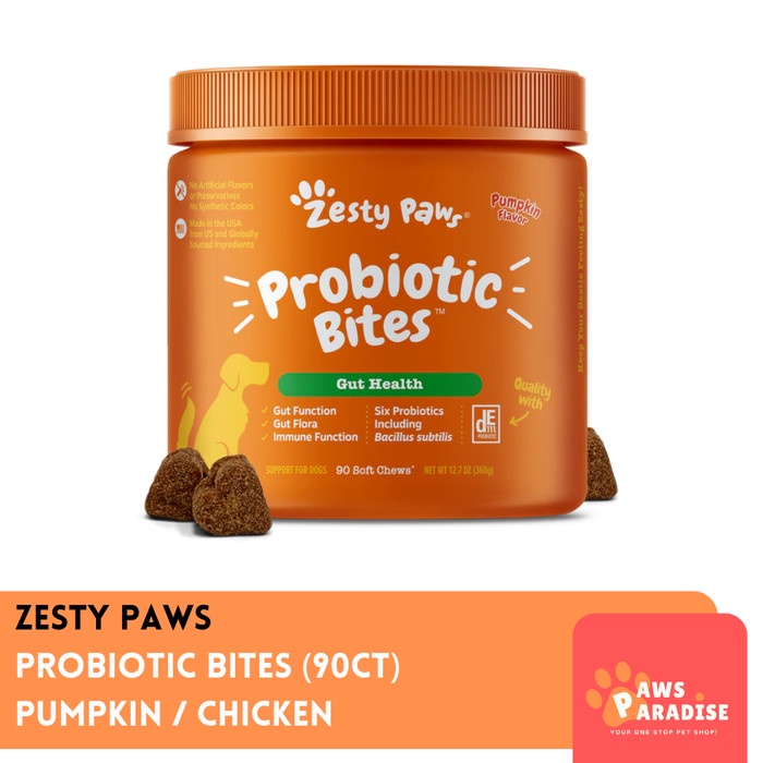 Zesty PAWS Probiotic Bites Dog Digestive Vitamin | Shopee Malaysia