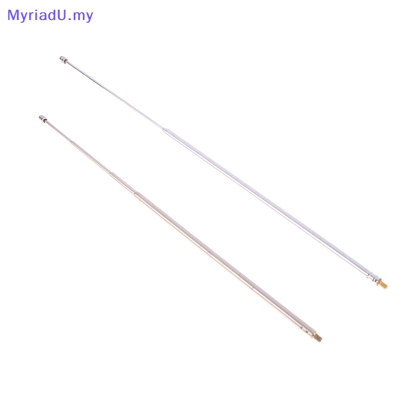 MyriadU Outer Teeth M3 100cm 44121-4 Sections Telescopic Aerial Antenna ...
