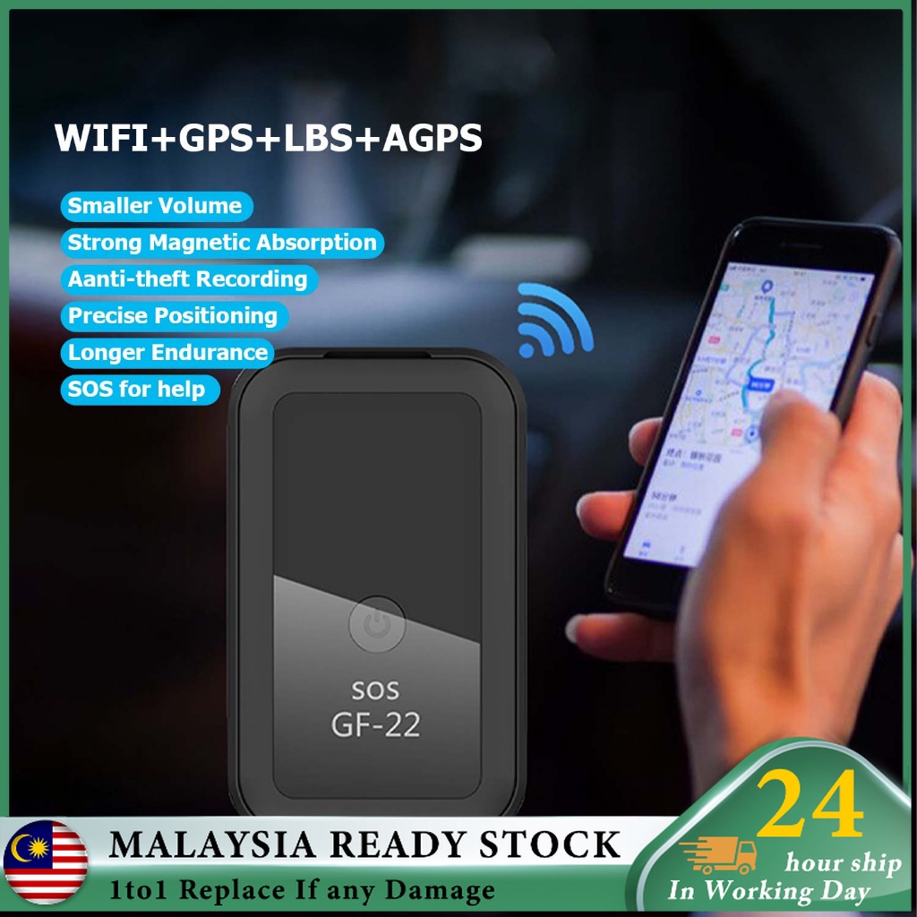 Mini GPS Tracker for car GF22 Real Time motorcycle Voice Tracker Anti-Lost Device Control ...