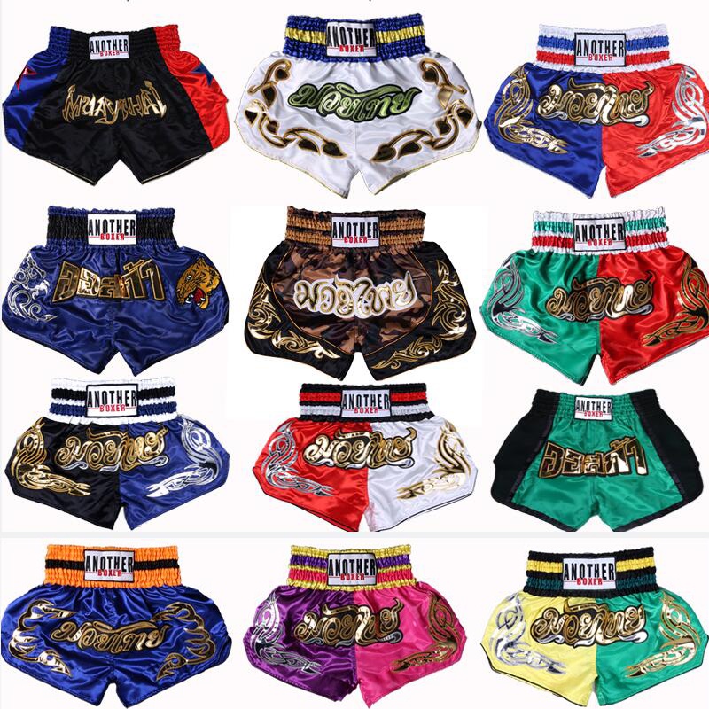New Men&Women Boxing Training Pants + Muay Thai Boxing Shorts + MMA ...