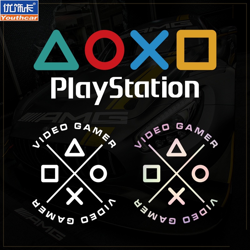 Personalized PlayStation Game Handle Car Electric Car Stickers Body Car ...