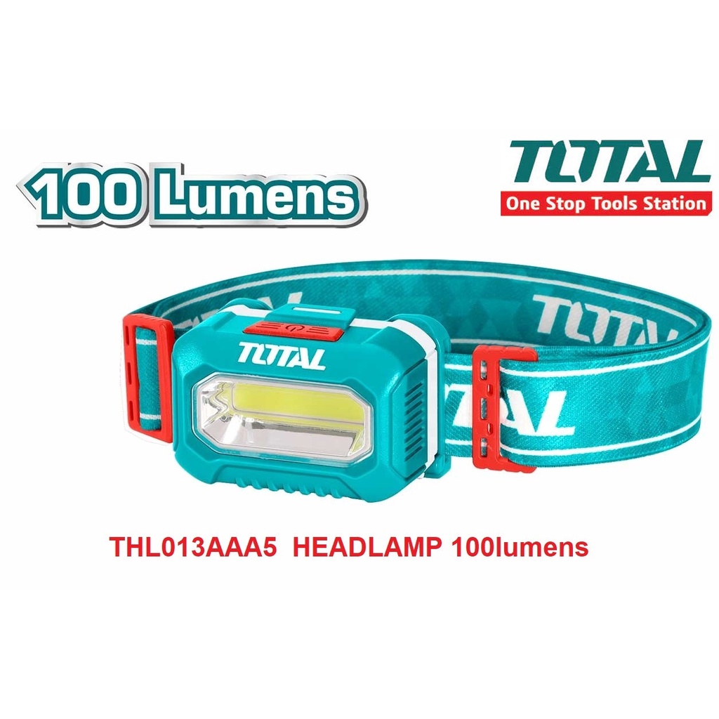 TOTAL THL013AAA5 100 Lumens Headlamp / Lampu Kepala | Shopee Malaysia